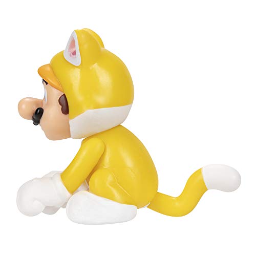 World of Nintendo 91424 2.5" Cat Mario Action Figure