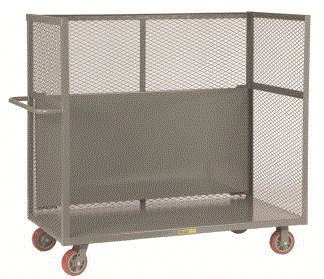 Little Giant Products - Div. O, 13 Ga Flattened Expanded Metal Mesh Sides, Mesh-3048, Deck Size W X L: 30 X 48, Shelf Size W X L: 27 X 44, Weight: 209 #, T1-3048-6Py-Ds