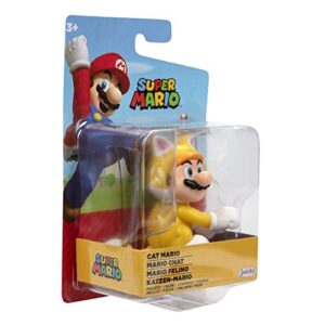 World of Nintendo 91424 2.5" Cat Mario Action Figure