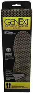 genext beats premium (neutral heel) full orthotic arch support insole system (men's 12)