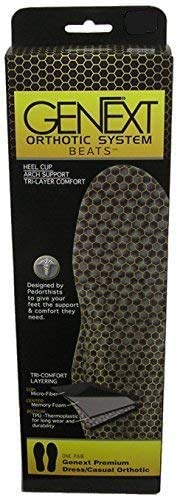 GenExt Beats Premium (Neutral Heel) Full Orthotic Arch Support Insole System (Men's 12)