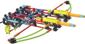 k’nex k-force build and blast® – dual cross building set – 368 pieces – ages 8+ – engineering education toy