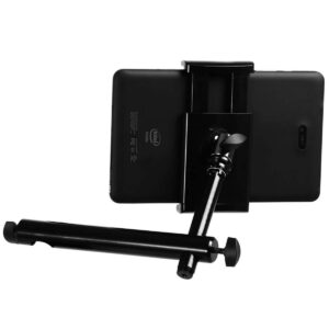 on-stage tcm1900 grip-on universal device holder with u-mount mounting post,black