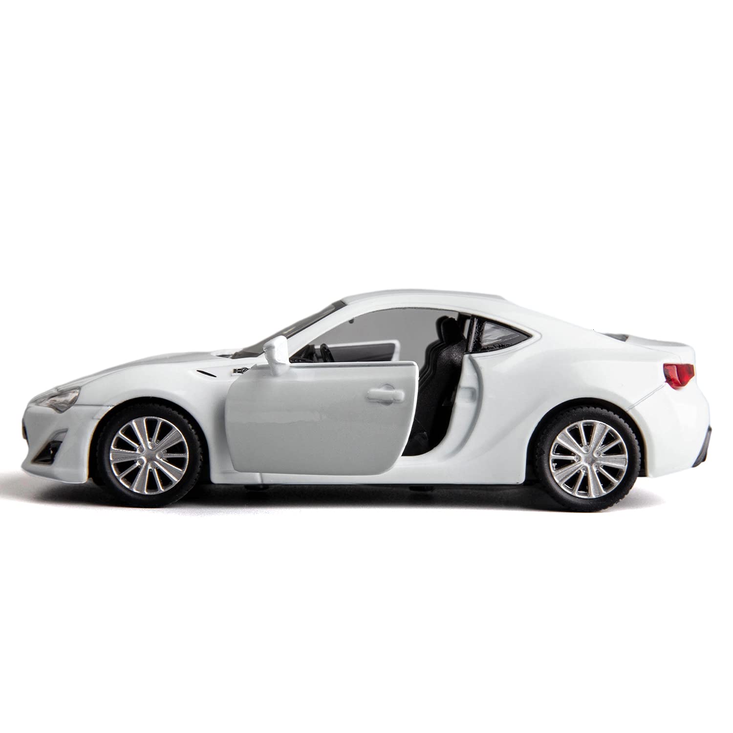 RMZ City 1:36 Diecasting Alloy Car Model Toyota 86 Toy Car, Pull Back Vehicles Toy Car for Toddlers Kids Boys Girls Gift White