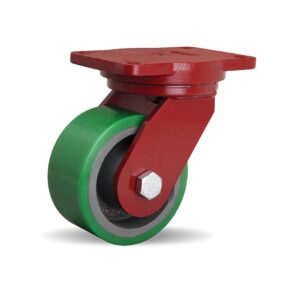 hamilton s-ehd-63db swivel caster ehd 6x3 duralast 2200 crimson red