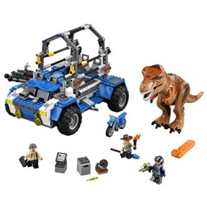 lego jurassic world t. rex tracker 75918 building kit