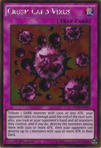 yu-gi-oh! - crush card virus (pgl2-en070) - premium gold: return of the bling - 1st edition - gold rare