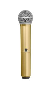 shure wa712-gld colored handle only for blx2/pg58 wireless transmitters (gold)