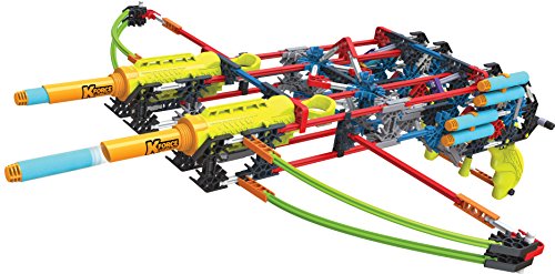 K’NEX K-FORCE Build and Blast® – Dual Cross Building Set – 368 Pieces – Ages 8+ – Engineering Education Toy