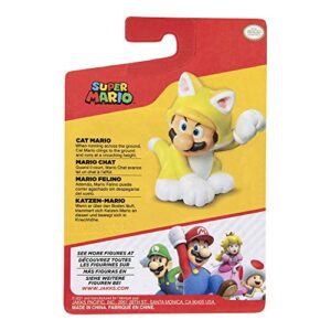 World of Nintendo 91424 2.5" Cat Mario Action Figure