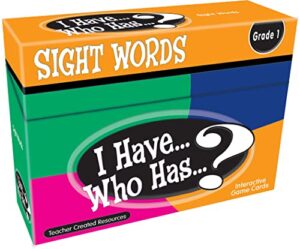 teacher created resources i have, who has sight words game, grade 1, multi