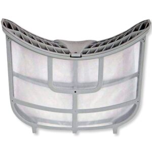 lg adq73373201 genuine oem lint filter assembly (gray) for lg gas or electric dryers