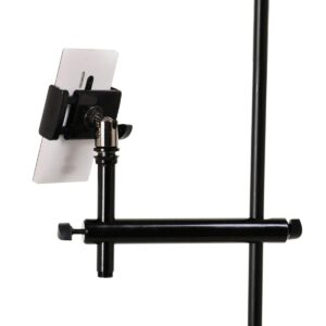 On-Stage TCM1900 Grip-On Universal Device Holder with U-Mount Mounting Post,Black