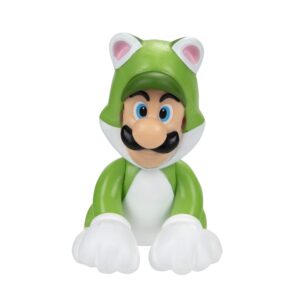 world of nintendo 91426 2.5" cat luigi action figure