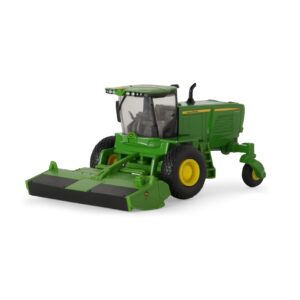 ertl john deere w260 windrower tractor toy replica - 1:64 scale - die-cast metal and durable plastic - collectible farm toys - ages 3 years and up, green