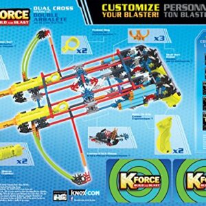 K’NEX K-FORCE Build and Blast® – Dual Cross Building Set – 368 Pieces – Ages 8+ – Engineering Education Toy