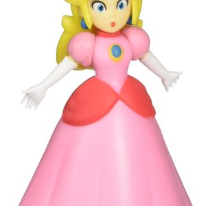 World of Nintendo Mario Brothers 86736 2.5" Princess Peach Action Figure