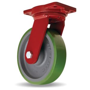 hamilton s-ehd-10db swivel caster ehd 10x2-1/2 duralast 2500 crimson red