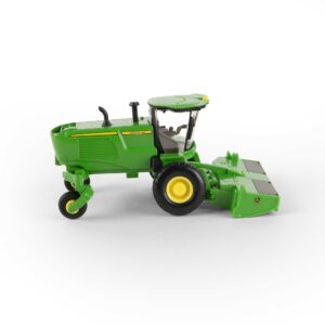 ERTL John Deere W260 Windrower Tractor Toy Replica - 1:64 Scale - Die-Cast Metal and Durable Plastic - Collectible Farm Toys - Ages 3 Years and Up, Green