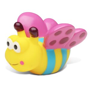 DolliBu Butterfly Bath Buddy Squirter – Floating Colorful Butterfly Rubber Bath Toy Fun Water Squirting Bathtime Play For Toddlers Cute & Soft Insect Toy For The Bathtub, Beach & Pool for Girls & Boys