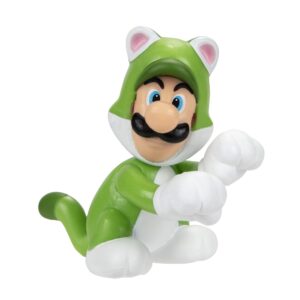 World of Nintendo 91426 2.5" Cat Luigi Action Figure