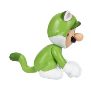 World of Nintendo 91426 2.5" Cat Luigi Action Figure