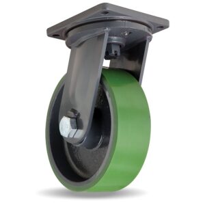 hamilton maxi-duty caster - 16"dia.x5"w wheel - 7700-lb. capacity - duralast polyurethane wheel - swivel