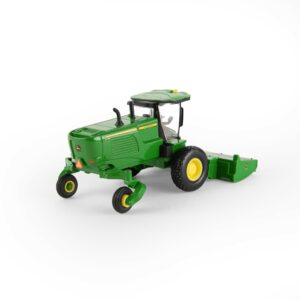 ERTL John Deere W260 Windrower Tractor Toy Replica - 1:64 Scale - Die-Cast Metal and Durable Plastic - Collectible Farm Toys - Ages 3 Years and Up, Green