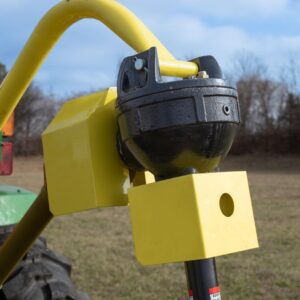 Titan Attachments 30 HP 3 Point Post Hole Digger with 12in Auger Attachment, PTO Powdered Digger, Compact Tractor Attachment for Fence Posts, Deck and Building Frames, Plant Trees and Shrubs