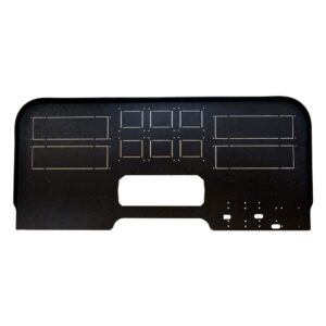 fv3 - flight velocity mid profile cockpit panel compatible with saitek/logitech g flight sim hardware