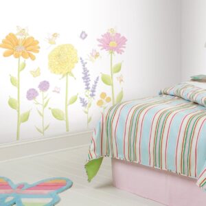 Giant Flower and Fairy Garden wall sticker