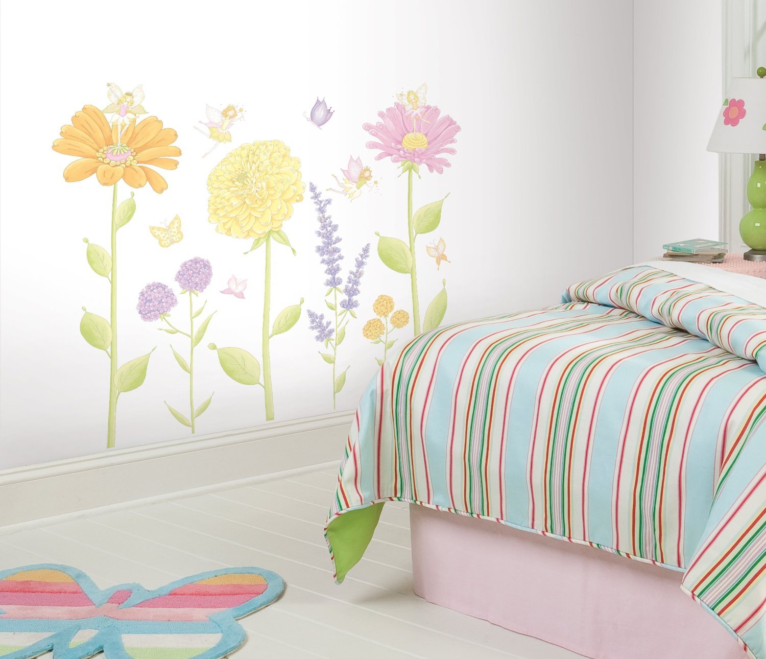 Giant Flower and Fairy Garden wall sticker