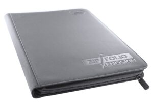 ultimate guard zipfolio 360 – 18 pocket xenoskin grey