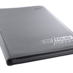 Ultimate Guard Zipfolio 360 – 18 Pocket Xenoskin Grey