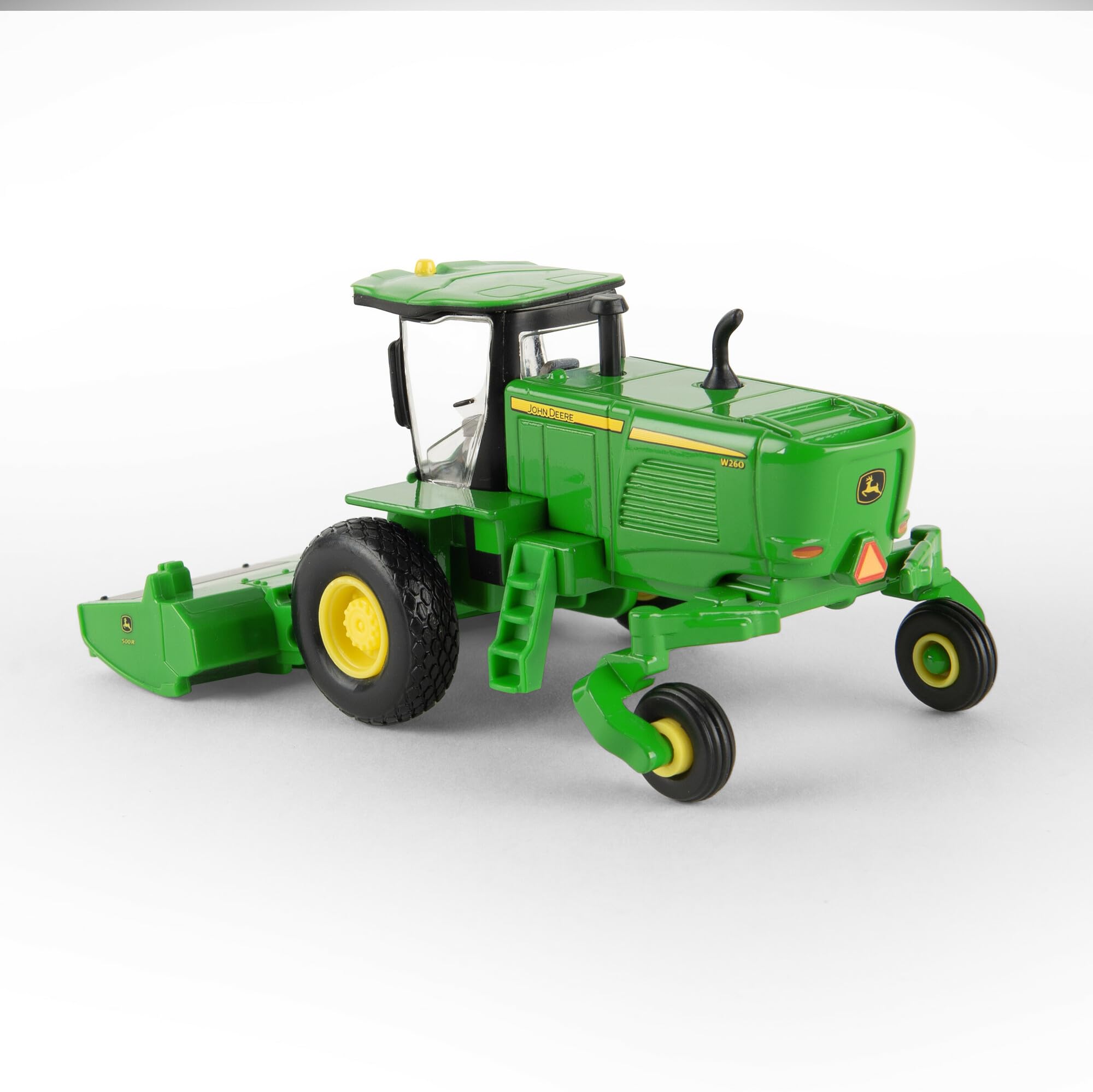 ERTL John Deere W260 Windrower Tractor Toy Replica - 1:64 Scale - Die-Cast Metal and Durable Plastic - Collectible Farm Toys - Ages 3 Years and Up, Green