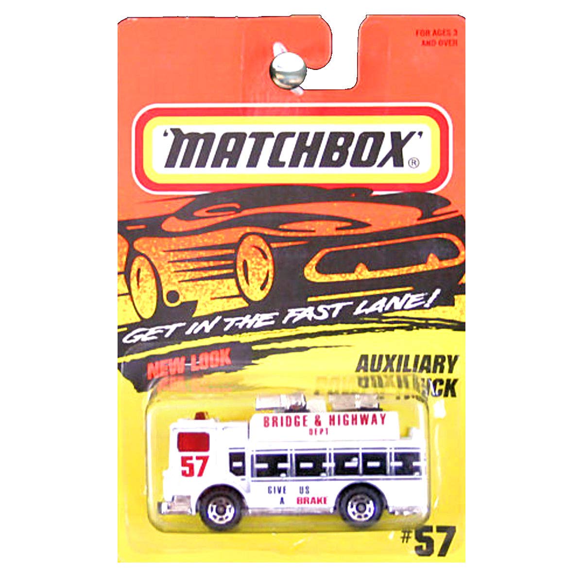 Matchbox New Look White Auxiliary Power Truck Bridge & Highway #57