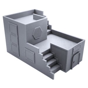 endertoys two story base - miniature terrain set - 28mm scale scenery - tabletop wargaming minis - dungeon accessories - rpg fantasy dragon game models - figures for battle grid mats