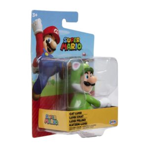 World of Nintendo 91426 2.5" Cat Luigi Action Figure