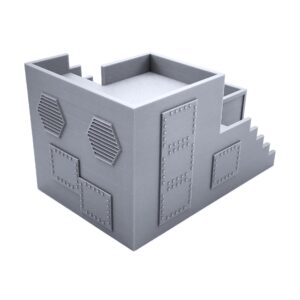 EnderToys Two Story Base - Miniature Terrain Set - 28mm Scale Scenery - Tabletop Wargaming Minis - Dungeon Accessories - RPG Fantasy Dragon Game Models - Figures for Battle Grid Mats