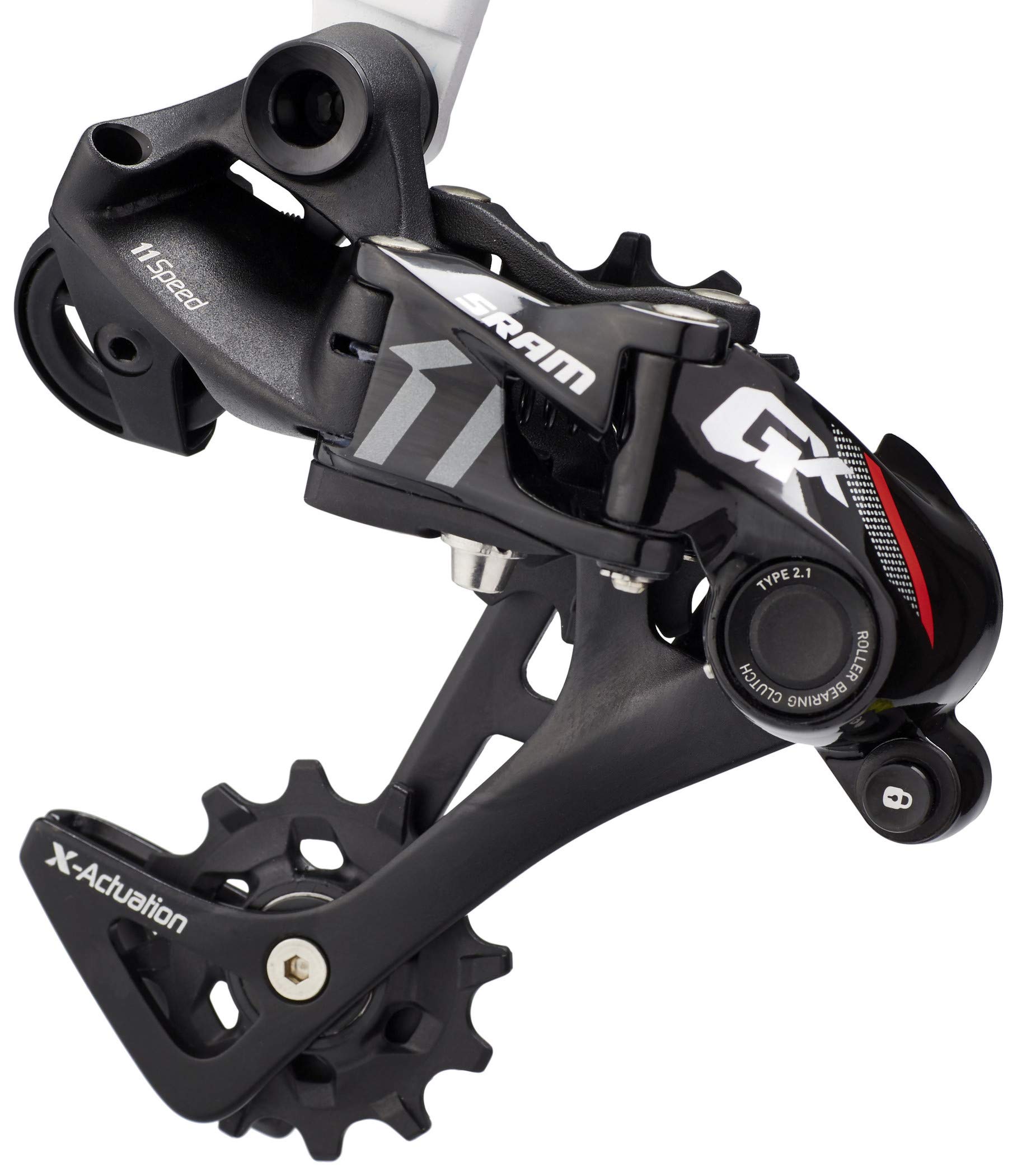 SRAM GX Rear Derailleur - 11 Speed, Long Cage, Red, 1x, With Clutch