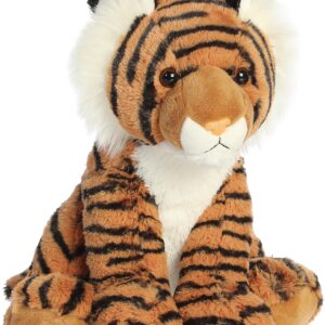 Aurora® Cuddly Bengal Tiger Stuffed Animal - Cozy Comfort - Endless Snuggles - Brown 14 Inches