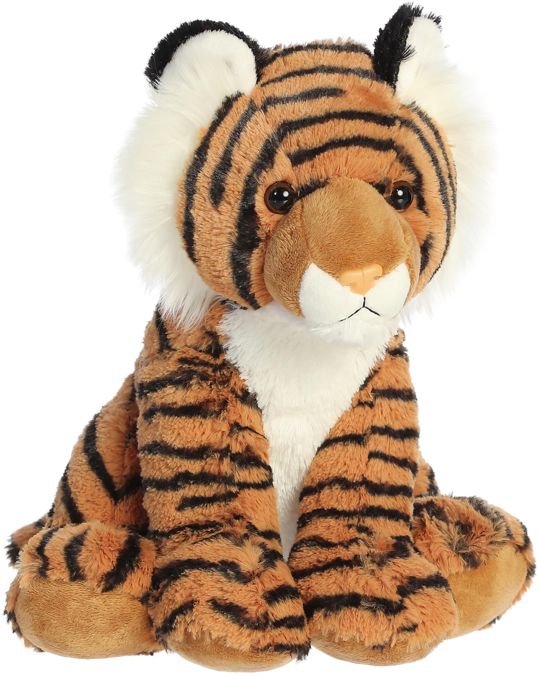 Aurora® Cuddly Bengal Tiger Stuffed Animal - Cozy Comfort - Endless Snuggles - Brown 14 Inches