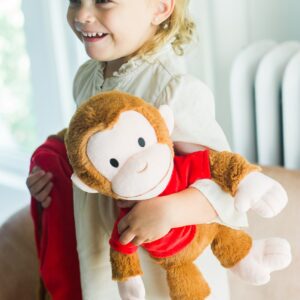 Animal Adventure | Cuddle Bundles | Curious George | Super-Soft Machine Washable Blankie & Plush Toy Brown, 11 inches