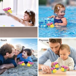 DolliBu Butterfly Bath Buddy Squirter – Floating Colorful Butterfly Rubber Bath Toy Fun Water Squirting Bathtime Play For Toddlers Cute & Soft Insect Toy For The Bathtub, Beach & Pool for Girls & Boys