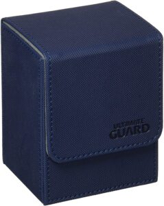 ultimate guard flip deck case 80+ xenoskin standard size blue card game