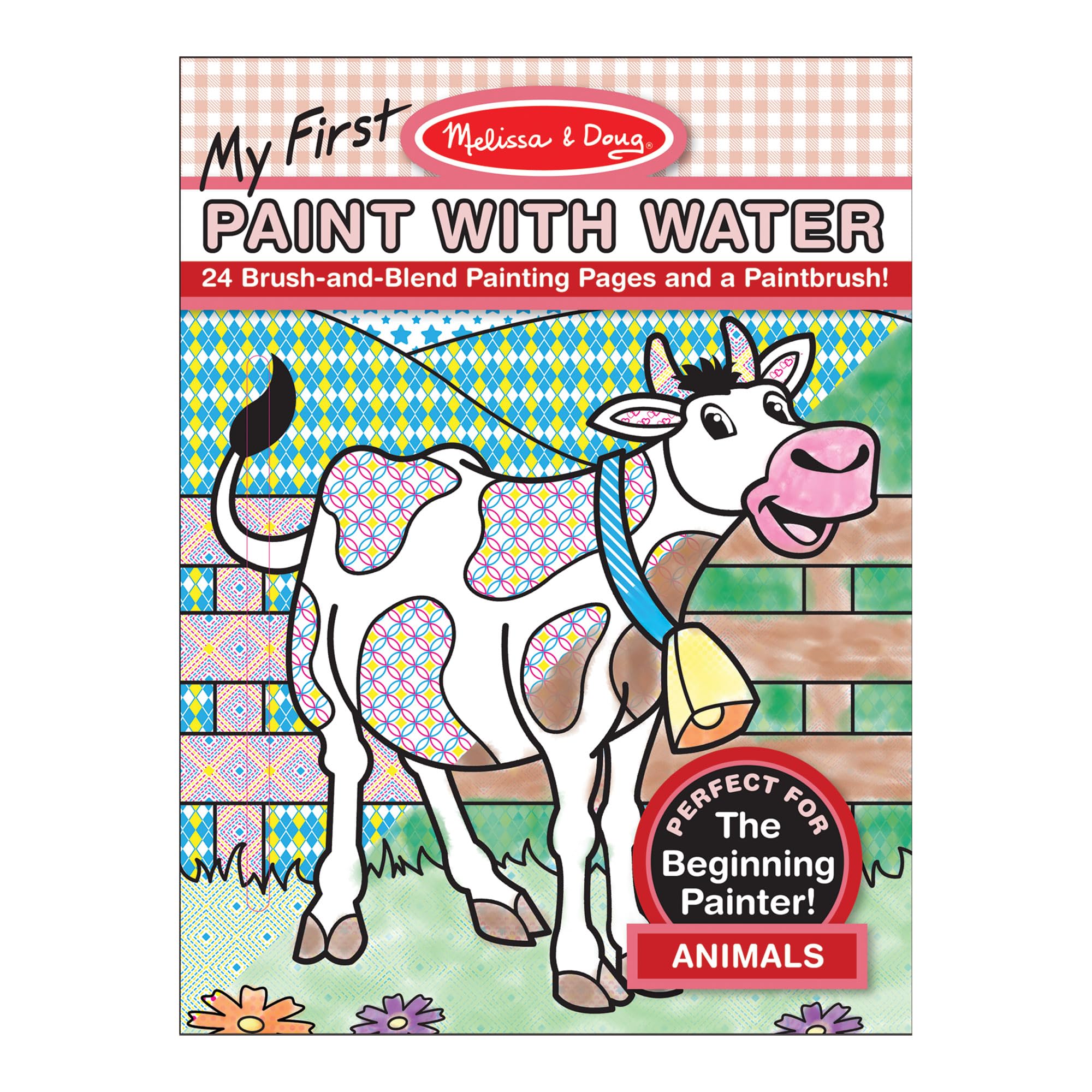 Melissa & Doug My First Paint With Water Coloring Book: Animals (24 Painting Pages)