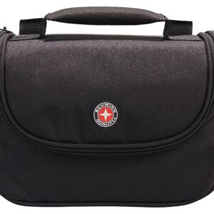 Schwinn Bike Handlebar Bag, Easy to Install, Front Bag Mounted Bicycle Accessories, Waterproof and Zippered, Black