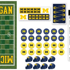 MasterPieces Family Game - NCAA Michigan Wolverines Checkers - Officially Licensed Board Game for Kids & Adults