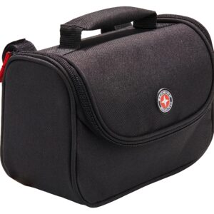 Schwinn Bike Handlebar Bag, Easy to Install, Front Bag Mounted Bicycle Accessories, Waterproof and Zippered, Black