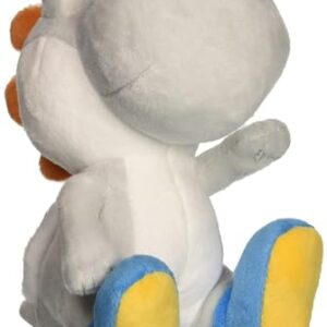 Little Buddy 1393 Super Mario All Star Collection 7" White Yoshi Plush